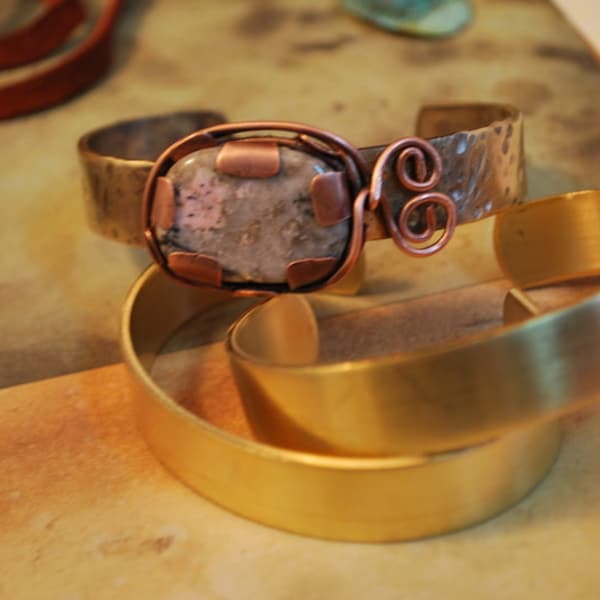 Solid Brass Bracelet - Etsy