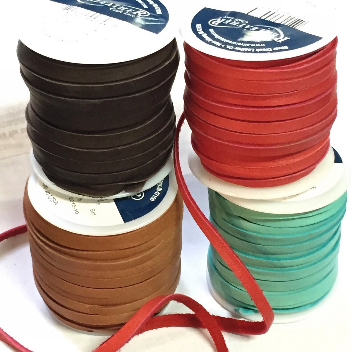 10 Feet 3/16" Deer Skin Lace - Your Choice of Color Free Shipping USA ...