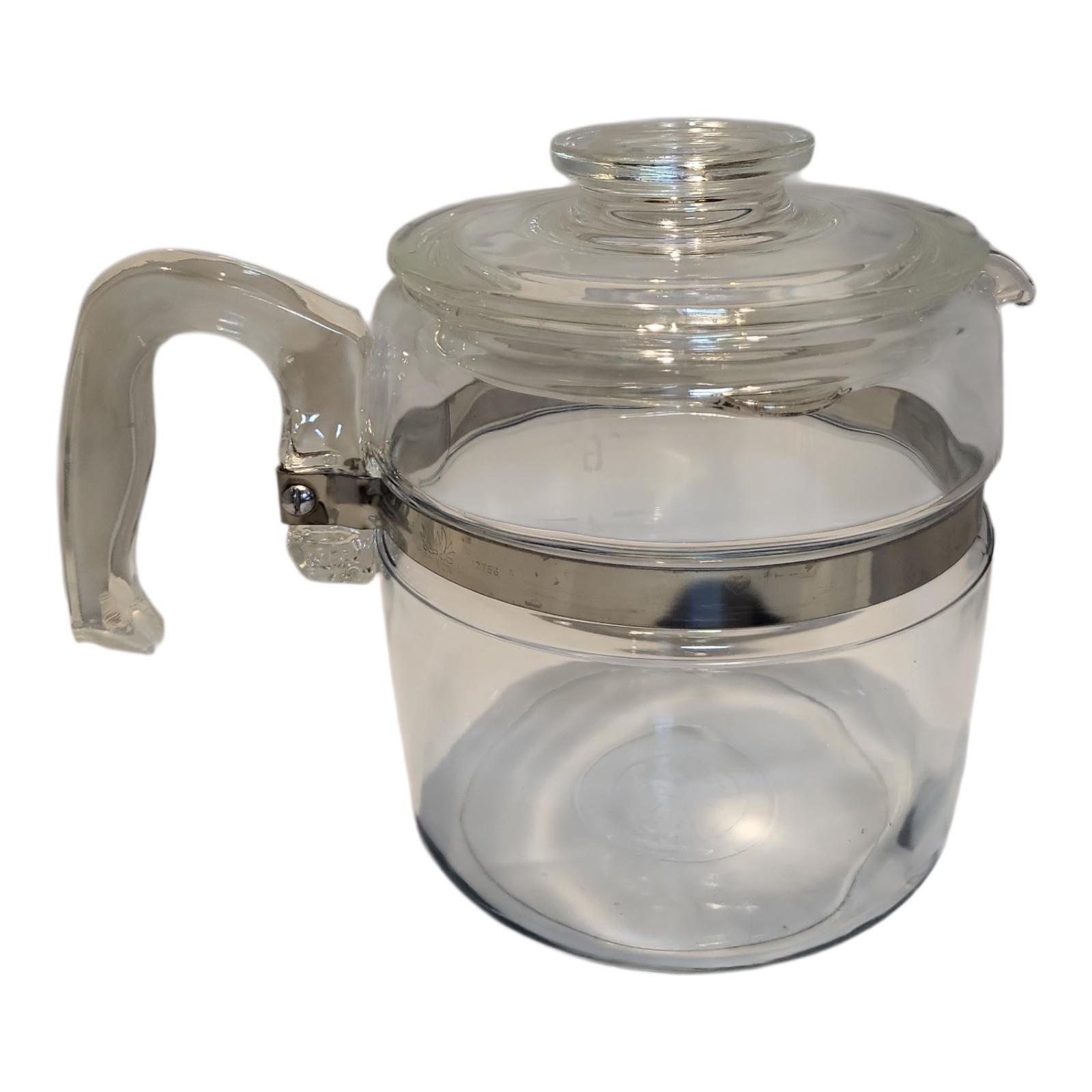 Large 6-cup Pyrex Flameware Coffee Pot - Model 7756-B - MISSING STEM ...