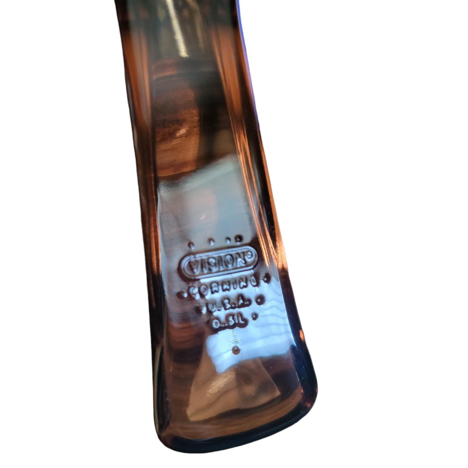 Pyrex Vision Corning Ware .5L Amber Glass Saucepan With Lid Kitchen ...