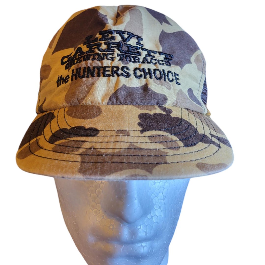 Vintage 80s Levi Garrett Chewing Tobacco Hunters Choice Camo USA ...