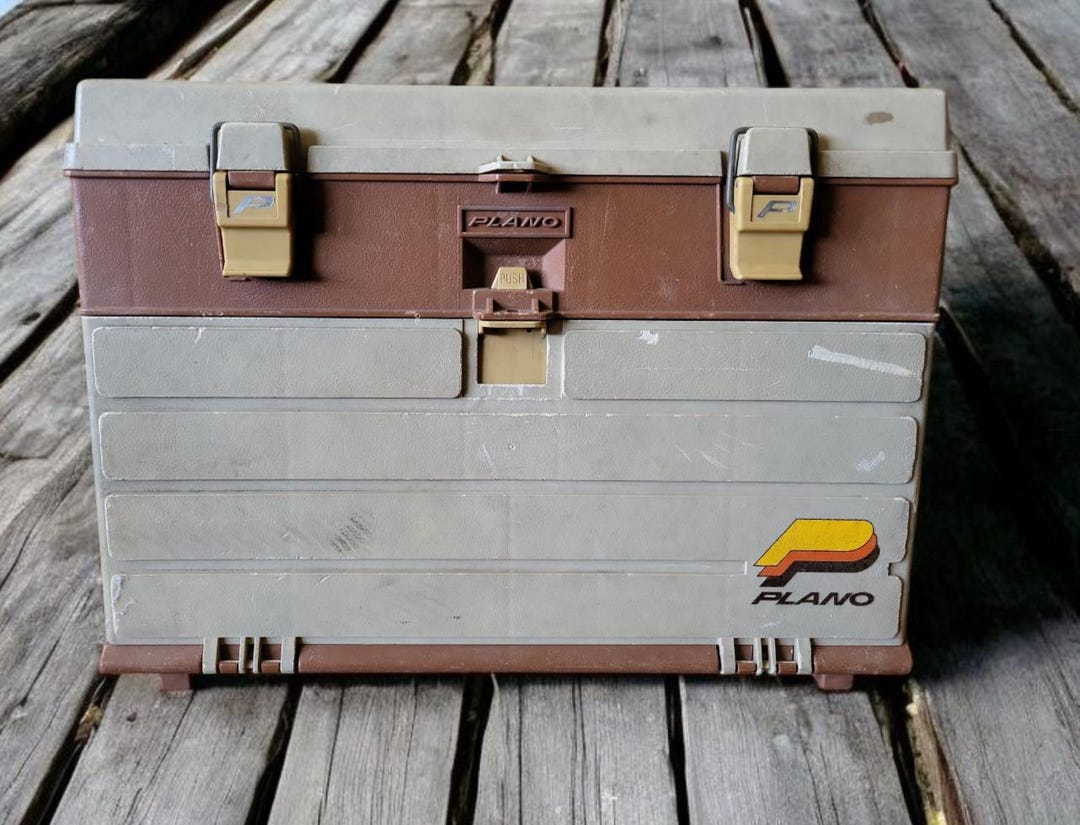 Vintage Plano Tackle Box With Four Trays and Large Storage Lockable ...