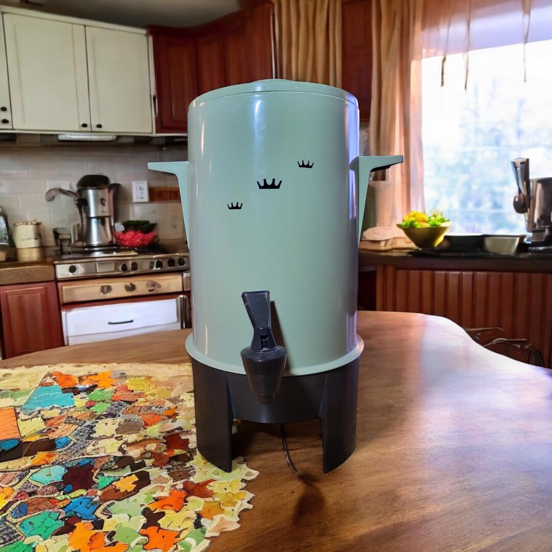 Vintage Regal Green Poly Perk 10-20 Cup Automatic Percolator / Green ...