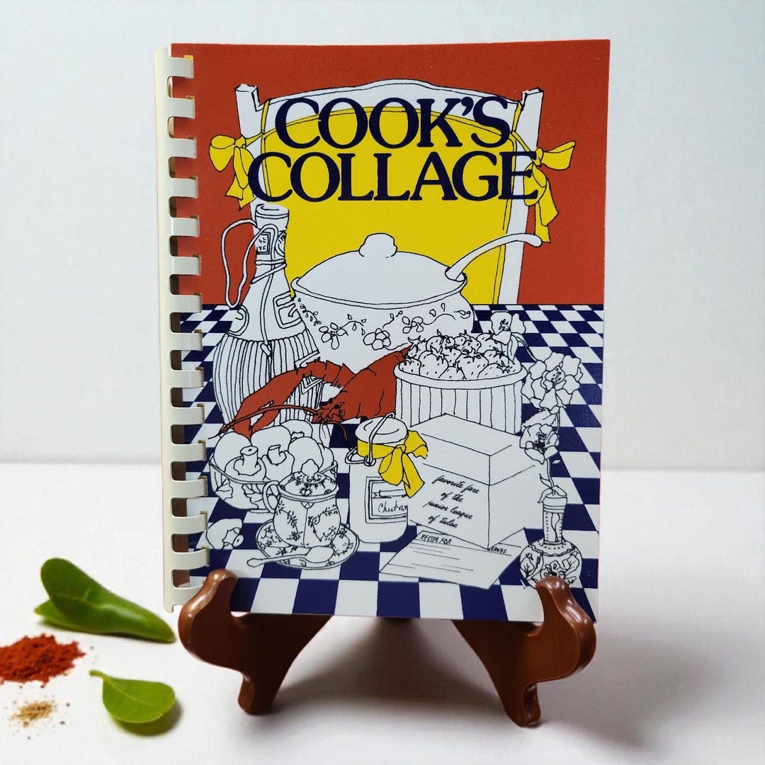 Large Vintage Cookbook - Cook's Collage - 1978. Tulsa, Oklahoma - Etsy