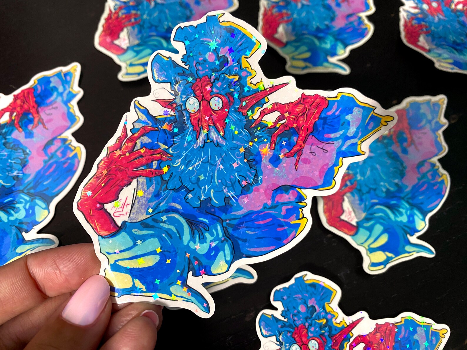 Wizard Magic - Holographic Vinyl Sticker - MTG Collab - Etsy