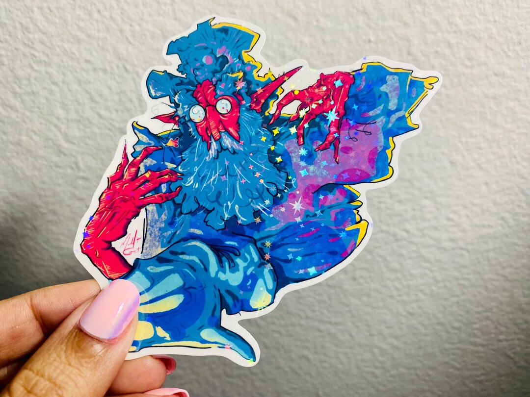 Wizard Magic - Holographic Vinyl Sticker - MTG Collab - Etsy