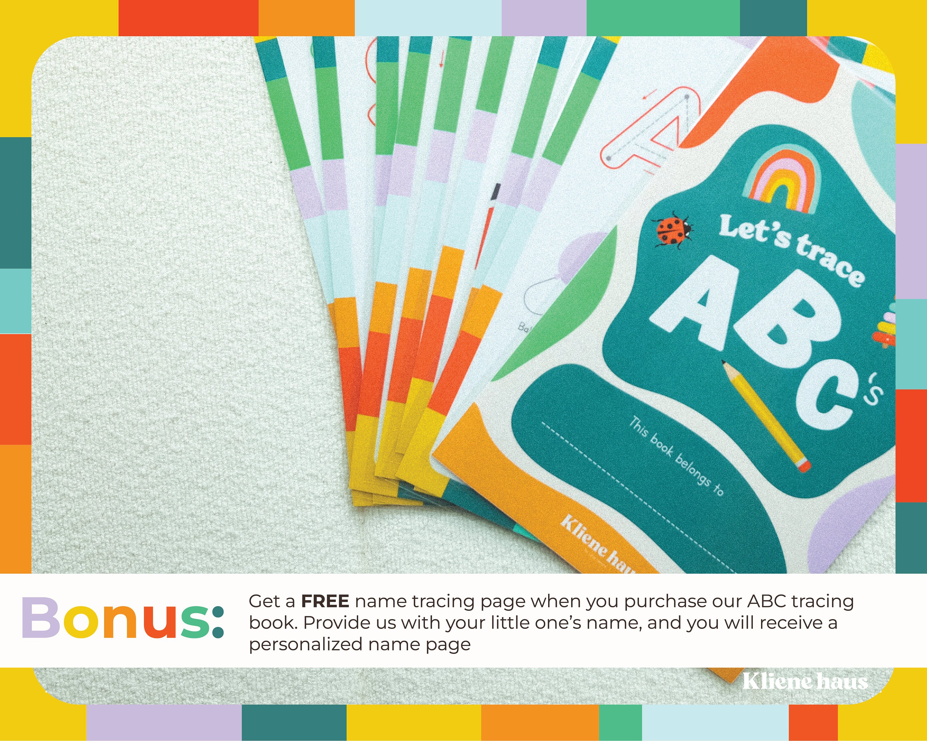 My First ABC Mini Tracing Learning Activity Book for Toddlers Printable ...