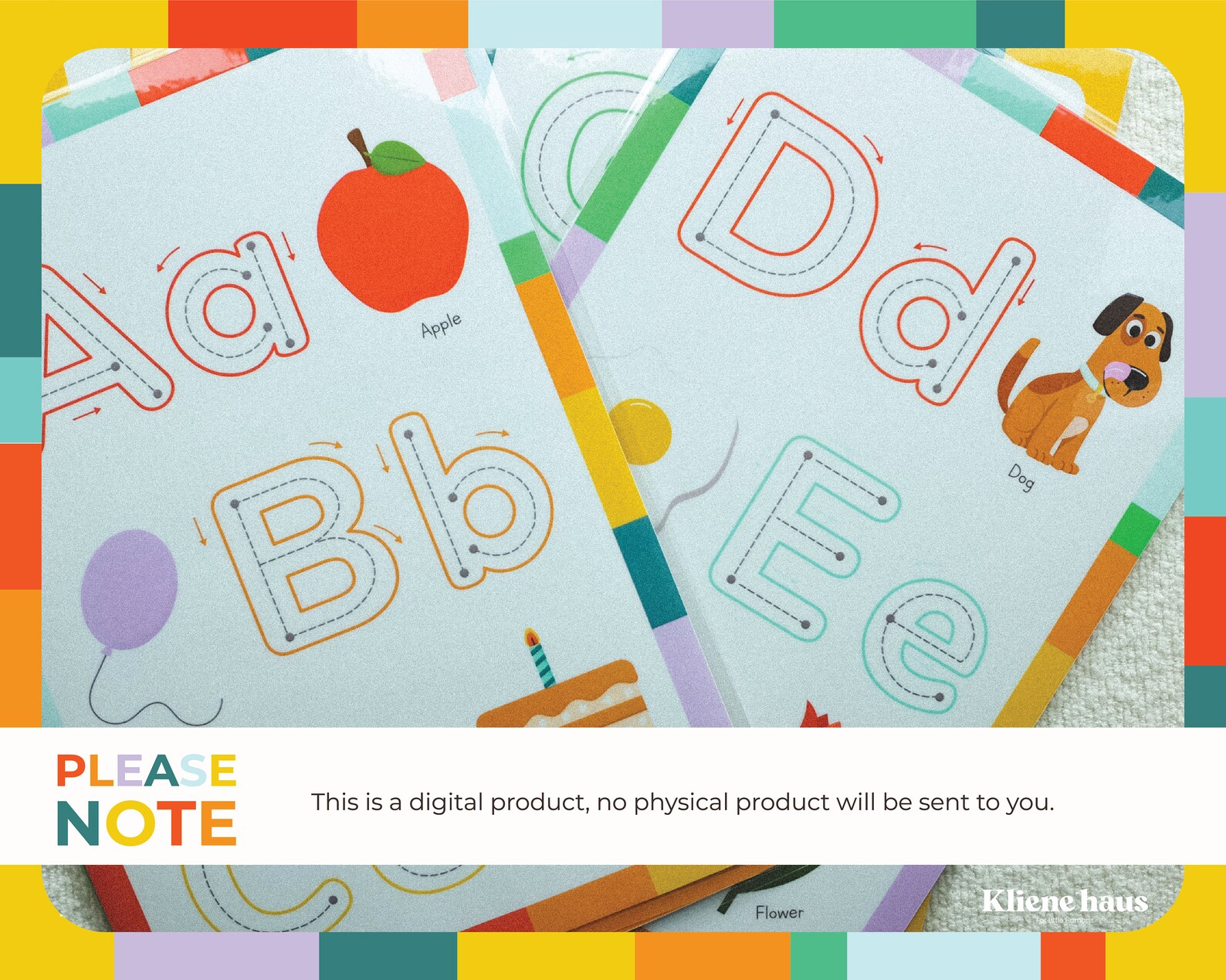 My First ABC Mini Tracing Learning Activity Book for Toddlers Printable ...