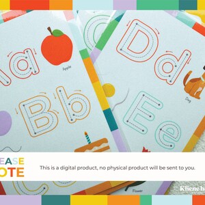 My First ABC Mini Tracing Learning Activity Book for Toddlers Printable ...