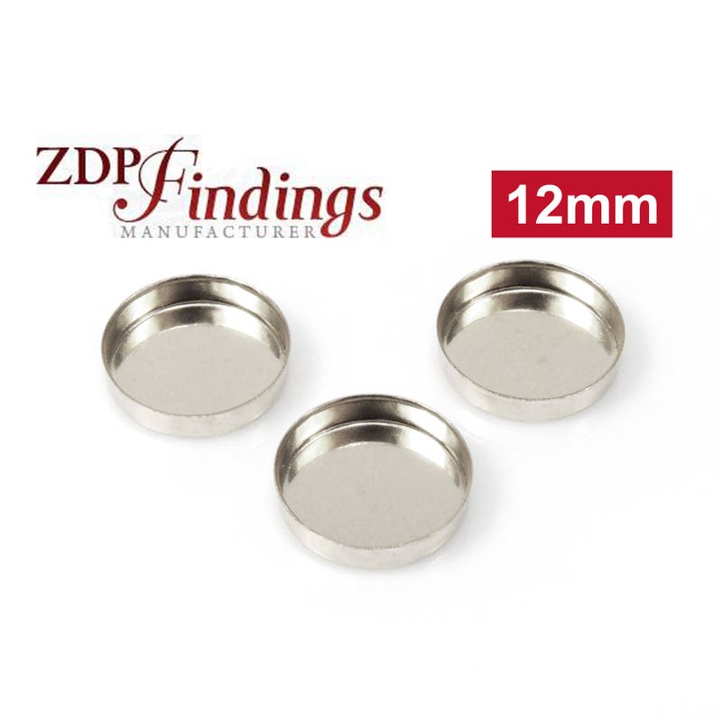 12mm Bezel Setting Cups - Etsy UK