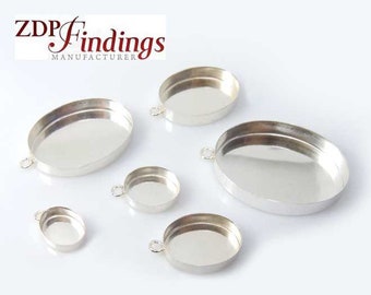 Silver Bezel Setting | Etsy