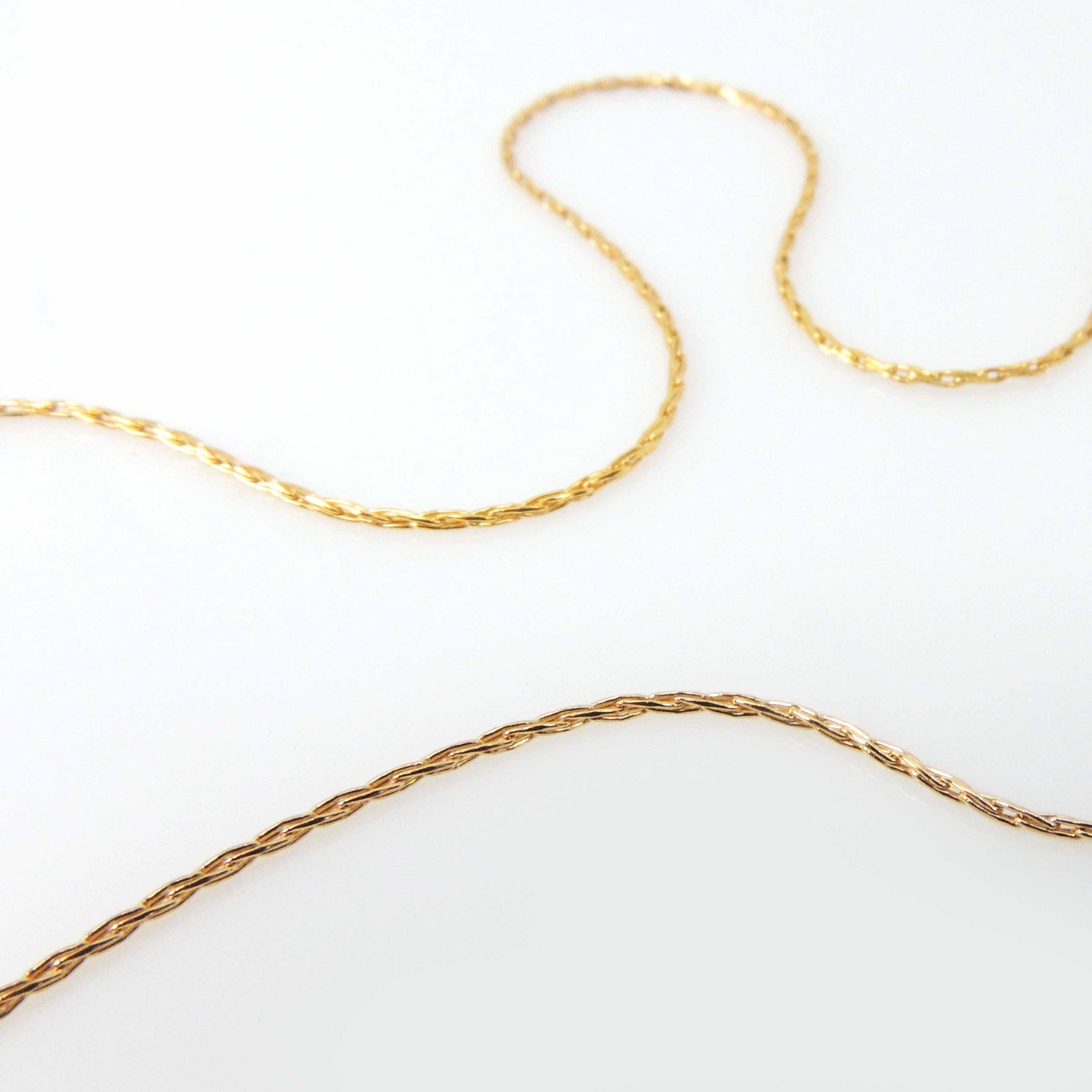 0.6mm 14k Gold Filled Stringing and Beading Chain Without | Etsy