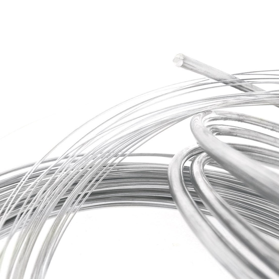 925 Sterling Silver Wire Half Hard Round 6 7 8 10 12 14 15 16 18 19 20 ...