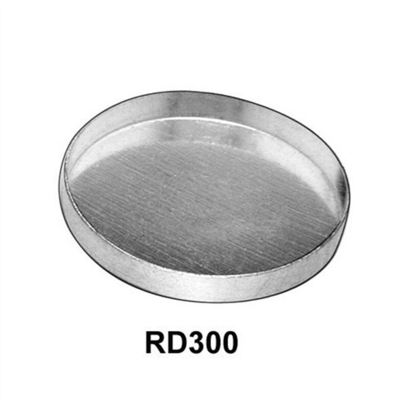 2pcs X Round 30mm Bezel Cups Setting. Sterling Silver 925 - Etsy