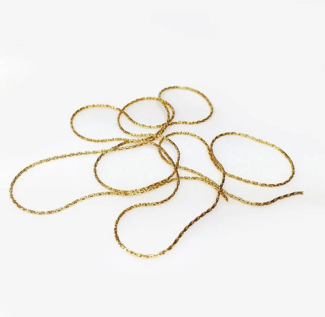 0.6mm 14k Gold Filled Stringing and Beading Chain Without Clasps One ...