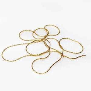 0.6mm 14k Gold Filled Stringing and Beading Chain Without Clasps One ...
