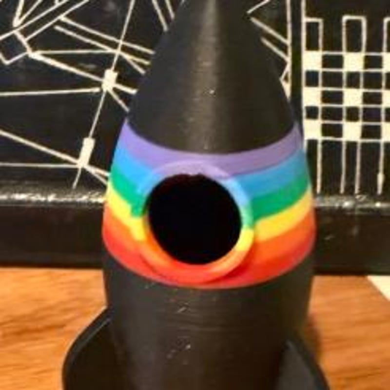 Rainbow Rocket - Etsy