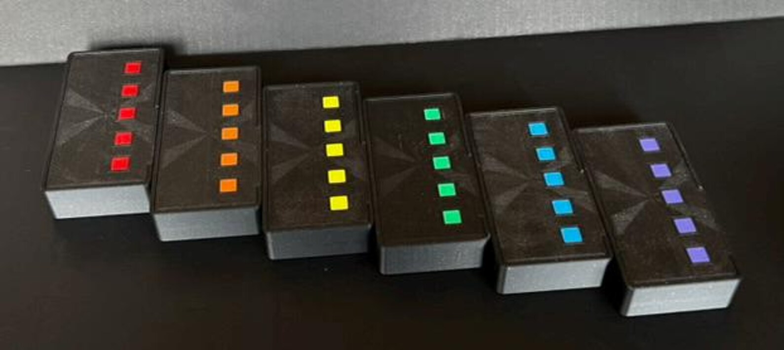 Wingspan Rainbow Player Tokens and Organizer Tray - Set of 6 - Etsy