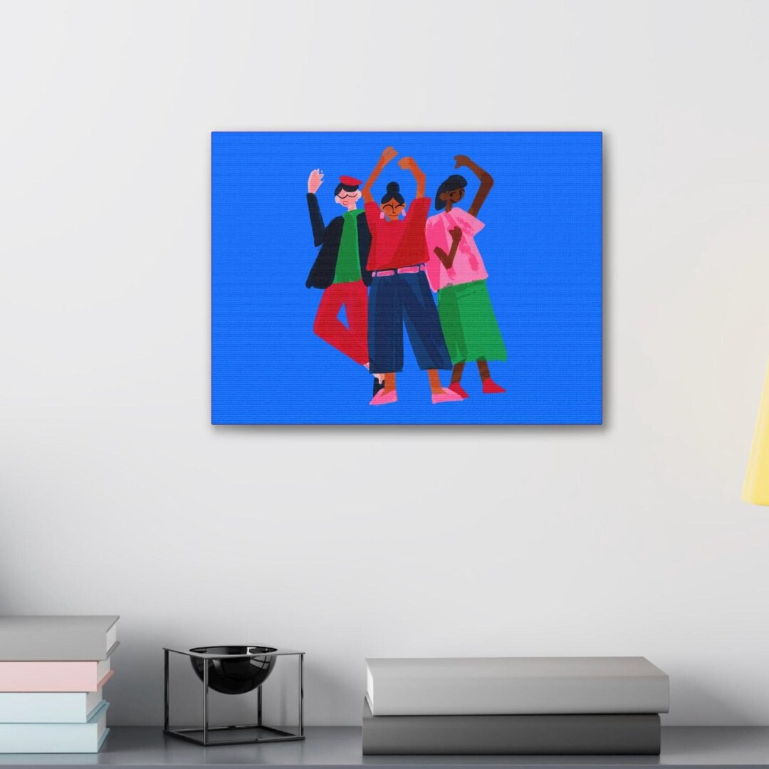 Canvas Wrap Art - "colors of Unity" - A Modern Canvas Print With ...