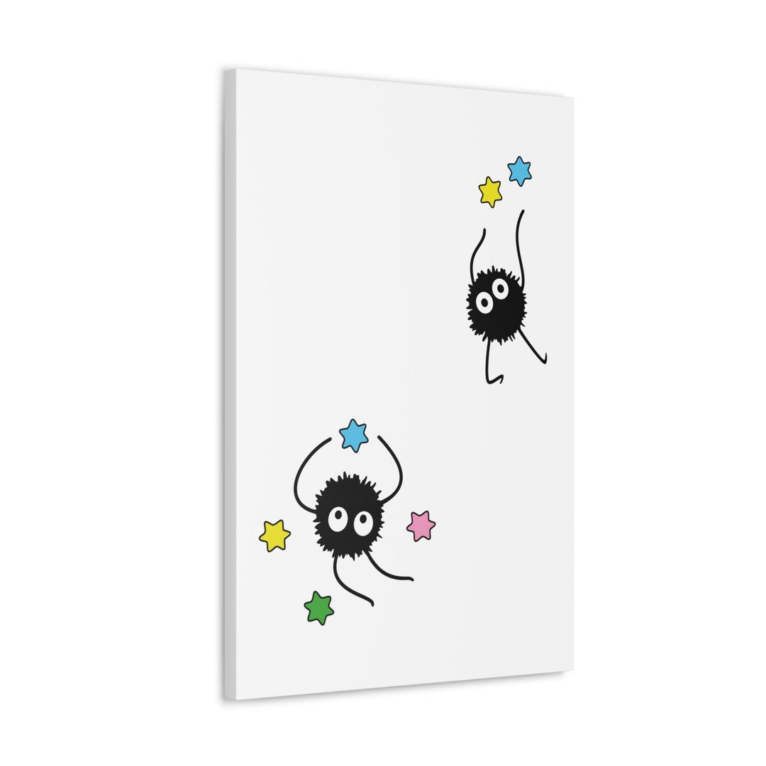 Discover Magic: Soot Sprites Canvas Art Enchanting & Vibrant. Perfect ...