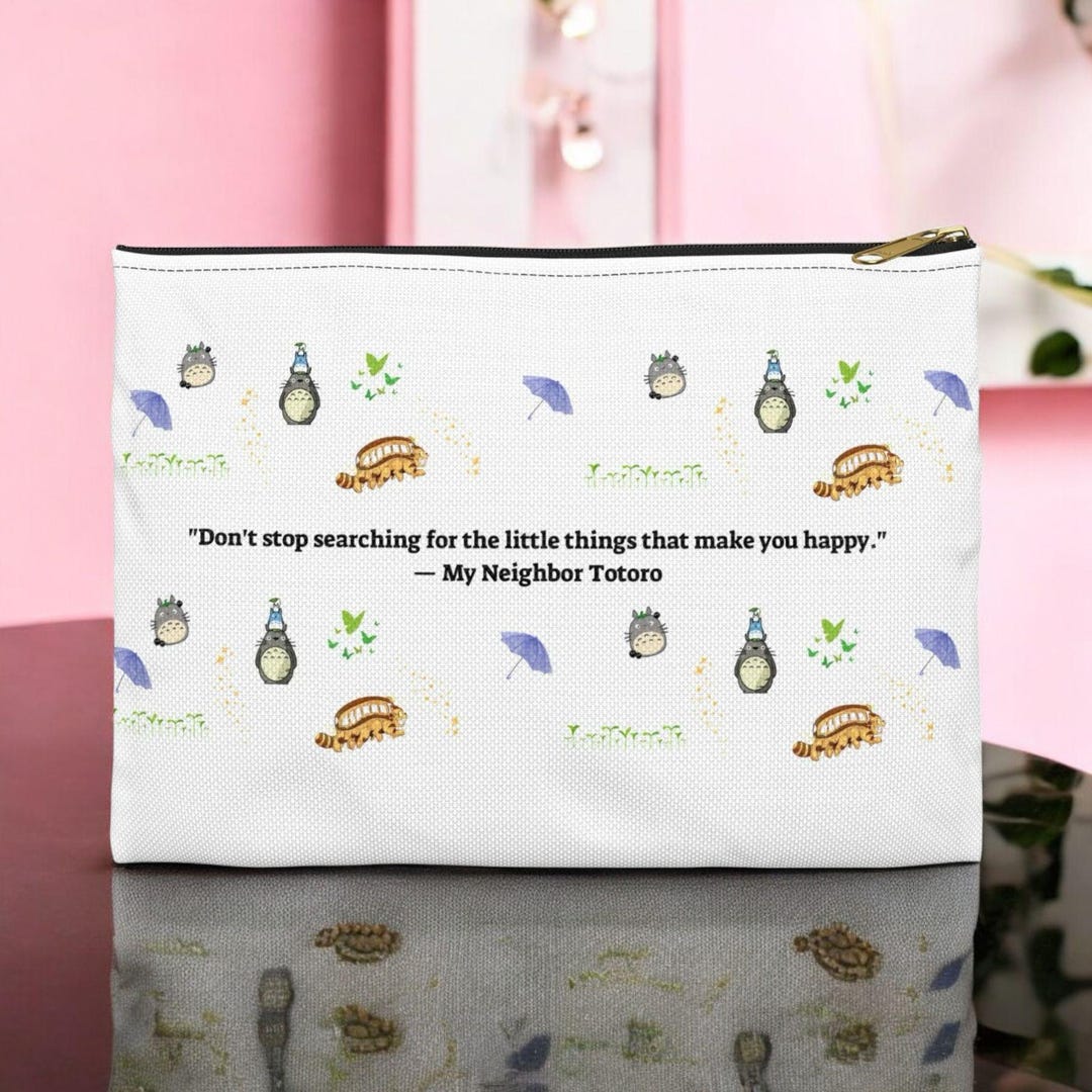 My Neighbor Totoro Flat Pouch Whimsical Organization - Etsy