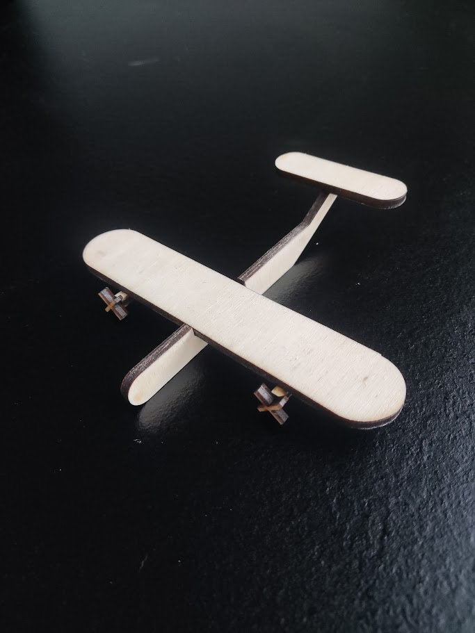 Small Laser Cut Plane DXF File - Etsy