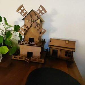 Model Windmill - Laser Cutting Files - Etsy