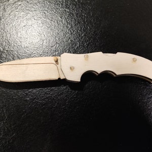 Lockback Flipknife Dxf File for Laser Cutting - Etsy