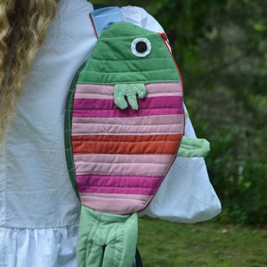 Fish Bag Quilted Sling Bag PDF Sewing Pattern - Swim Along Crossbody ...