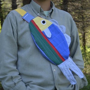 Fish Bag PDF Sewing Pattern - Swim Along Crossbody - Sling Bag/fanny ...
