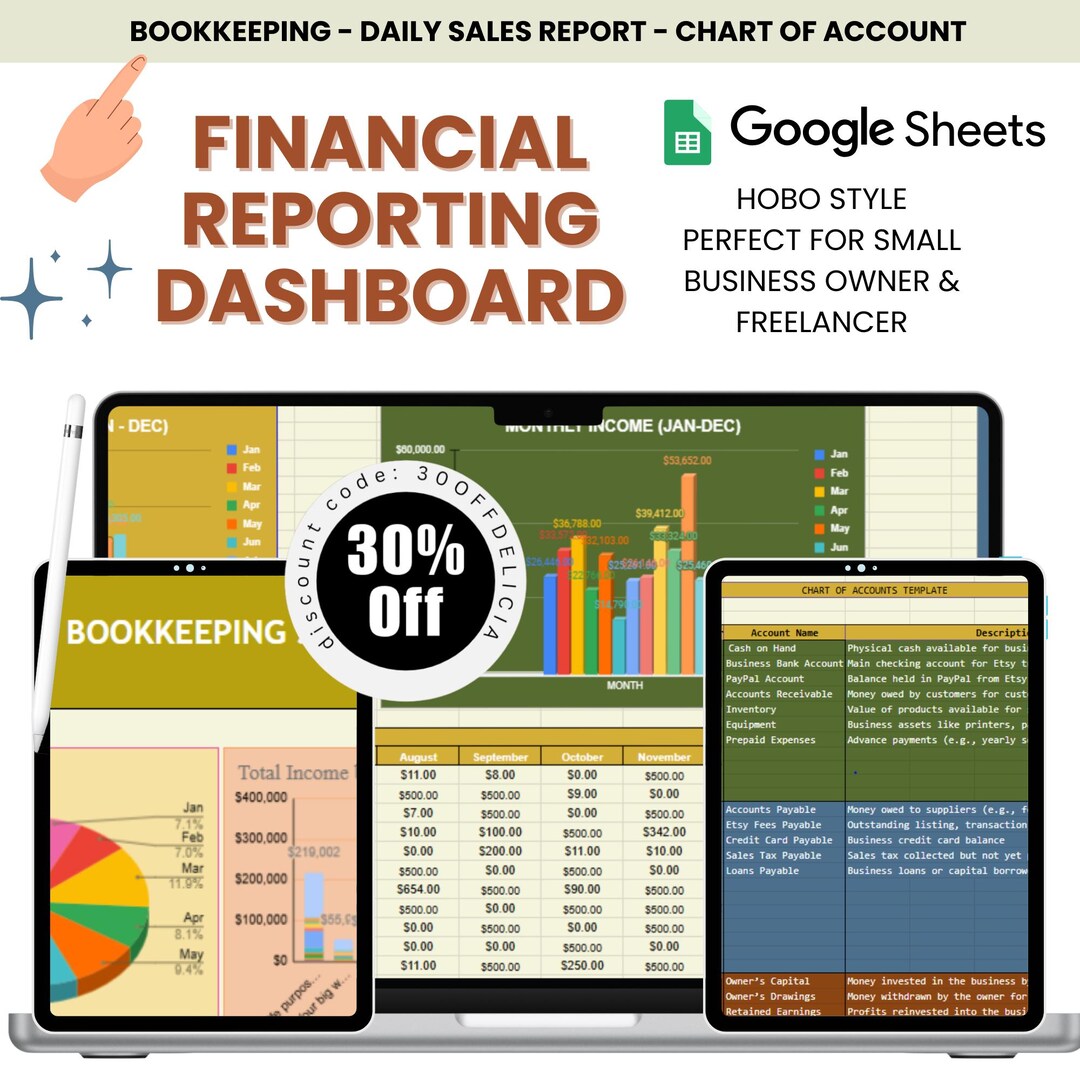 Editable Finance Tracker Spreadsheet for Coaches | Small Biz Budget ...