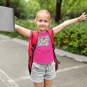 First Grade, Kids T-shirt, Back to School - Etsy