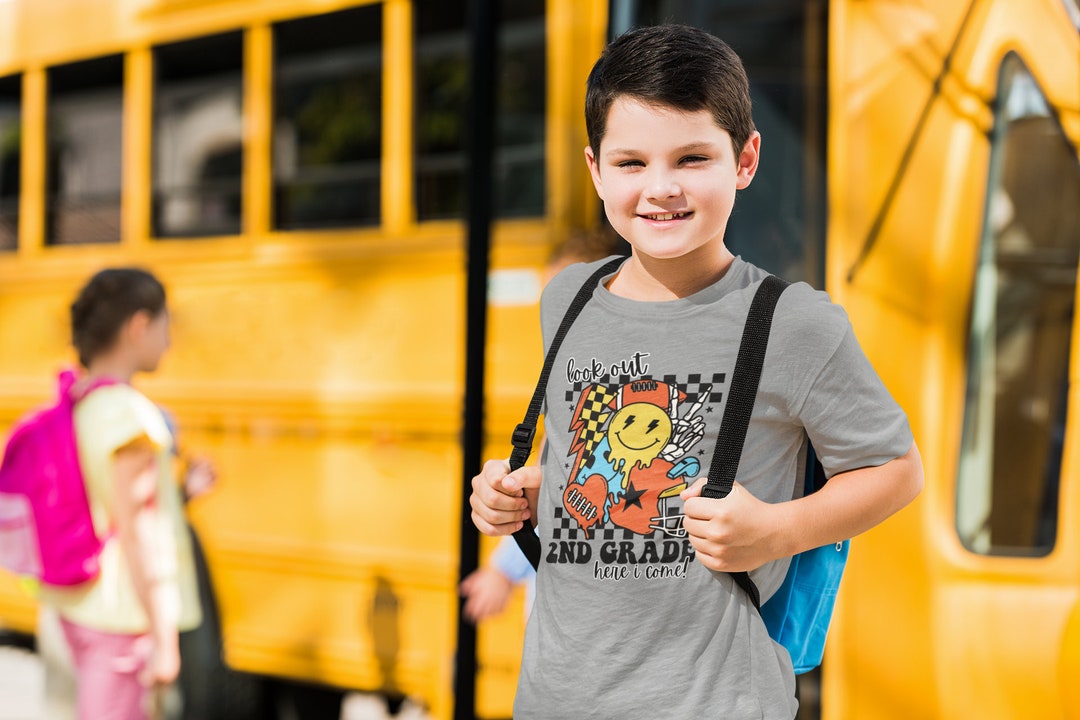 2nd Grade Back to School, Look Out Here I Come, Boy - Etsy