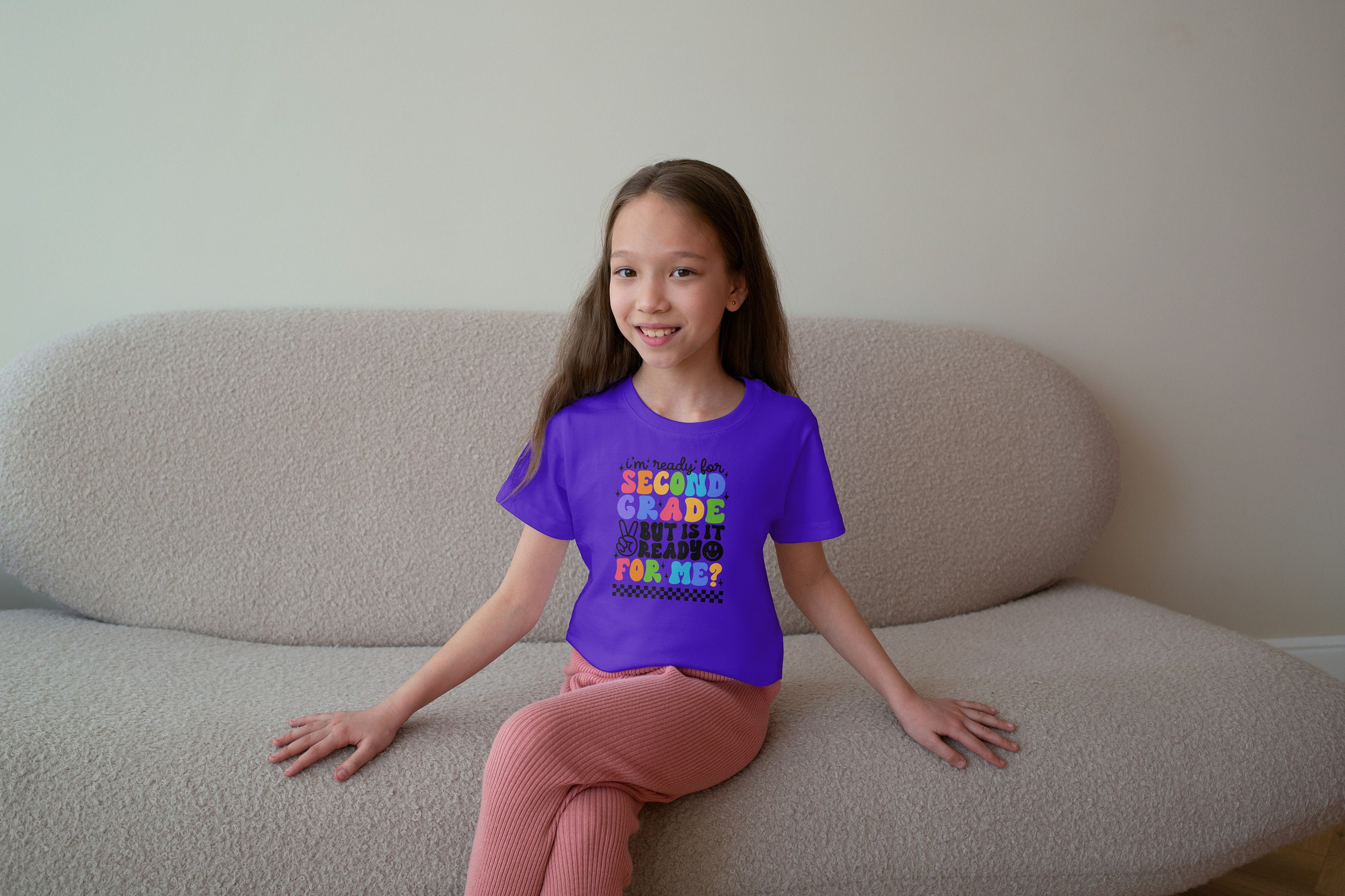 Second Grade, Kids T-shirt, Back to School - Etsy