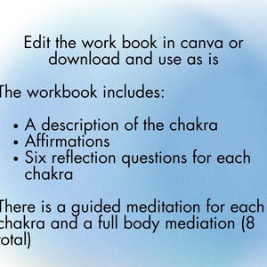 Chakra Workbook & Meditation Scripts | 7 Chakras Guide for Yoga ...
