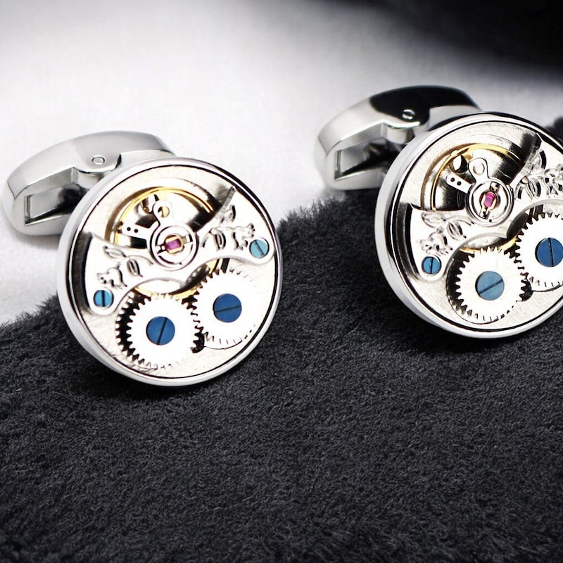 Mechanical Cufflinks - Etsy