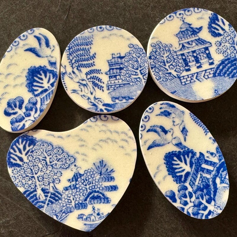 Blue Willow Tiles - Etsy