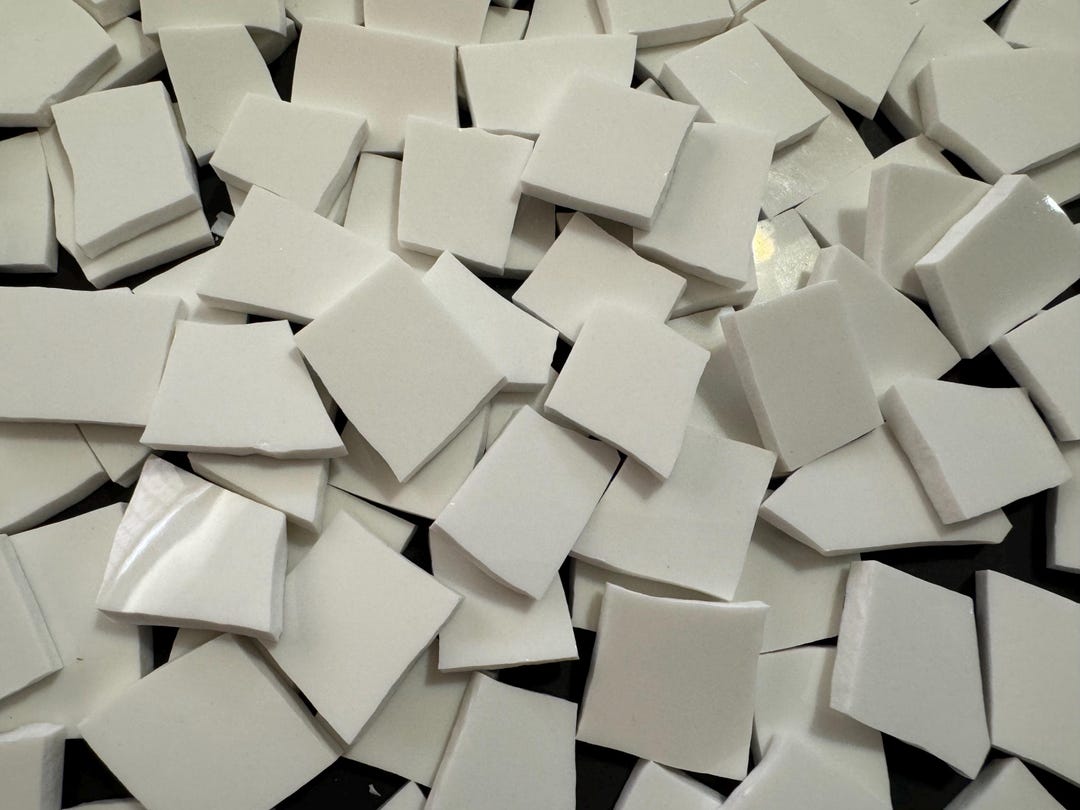 Mosaic Tile 125 Pure Clean White Fill Tiles Fine China China Mosaic ...