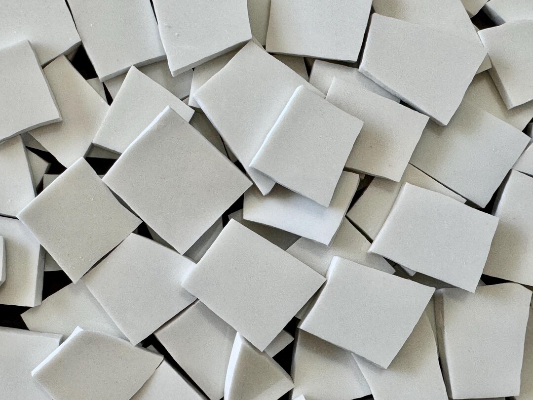 130 Quality Plain Clean White Fill Tiles - China Mosaic Tiles, Broken ...