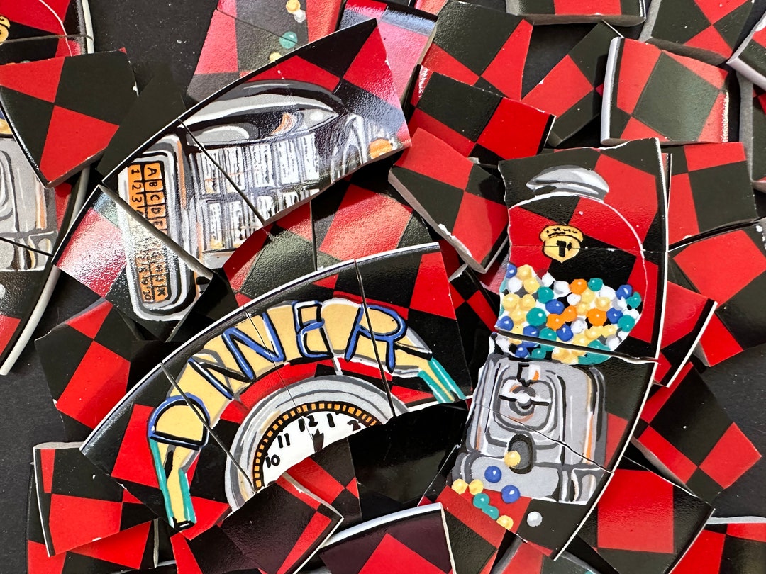 Mosaic Tile 84 'roadside Route 66 Sue Zipkin China - Etsy