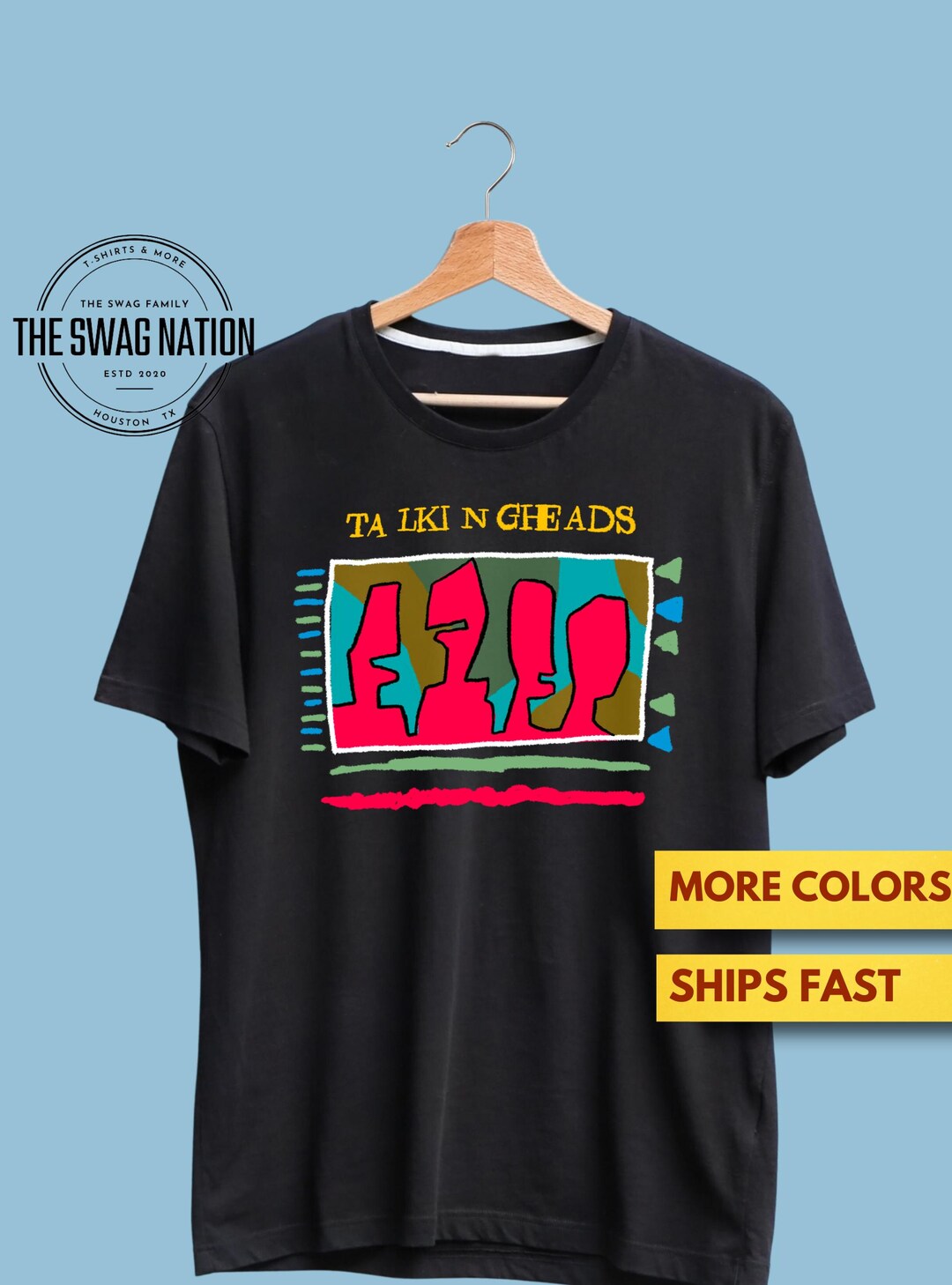 Talking Heads Premium T Shirt Talk Head, David Byrne Tina Weymouth ...