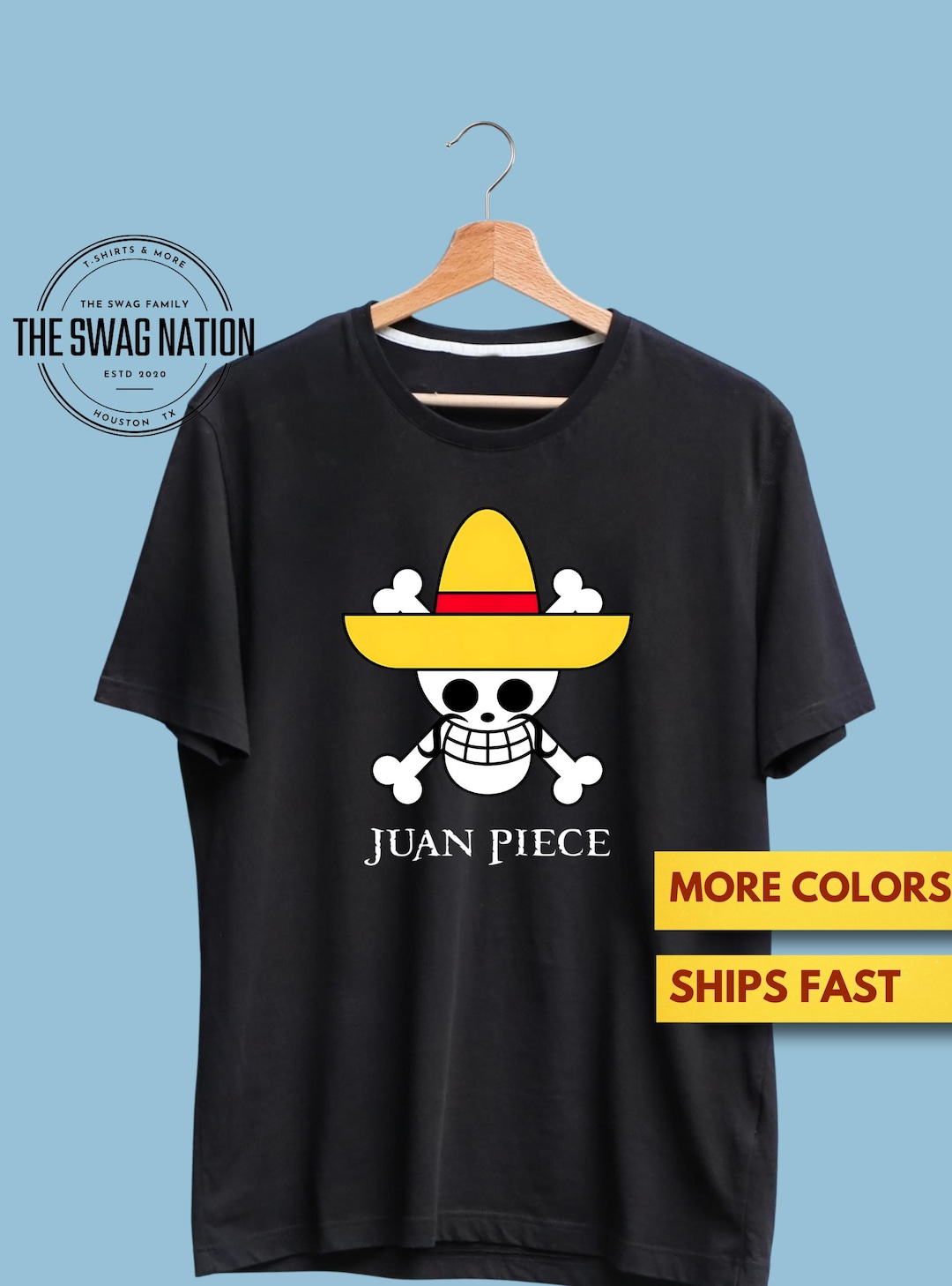 Funny Juan Piece Pirate King Anime Shirt, Funny Mexican One Piece ...
