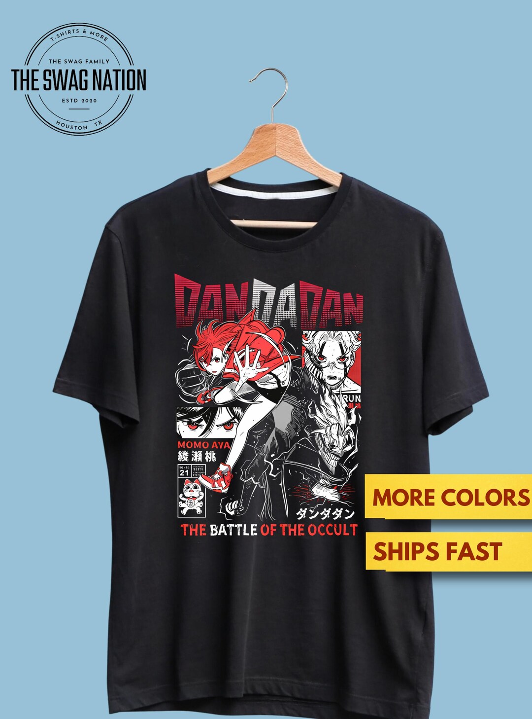 Dandadan Shirt, Turbo Ganny, Momo Ayase Anime Sweatshirt, Japanese ...