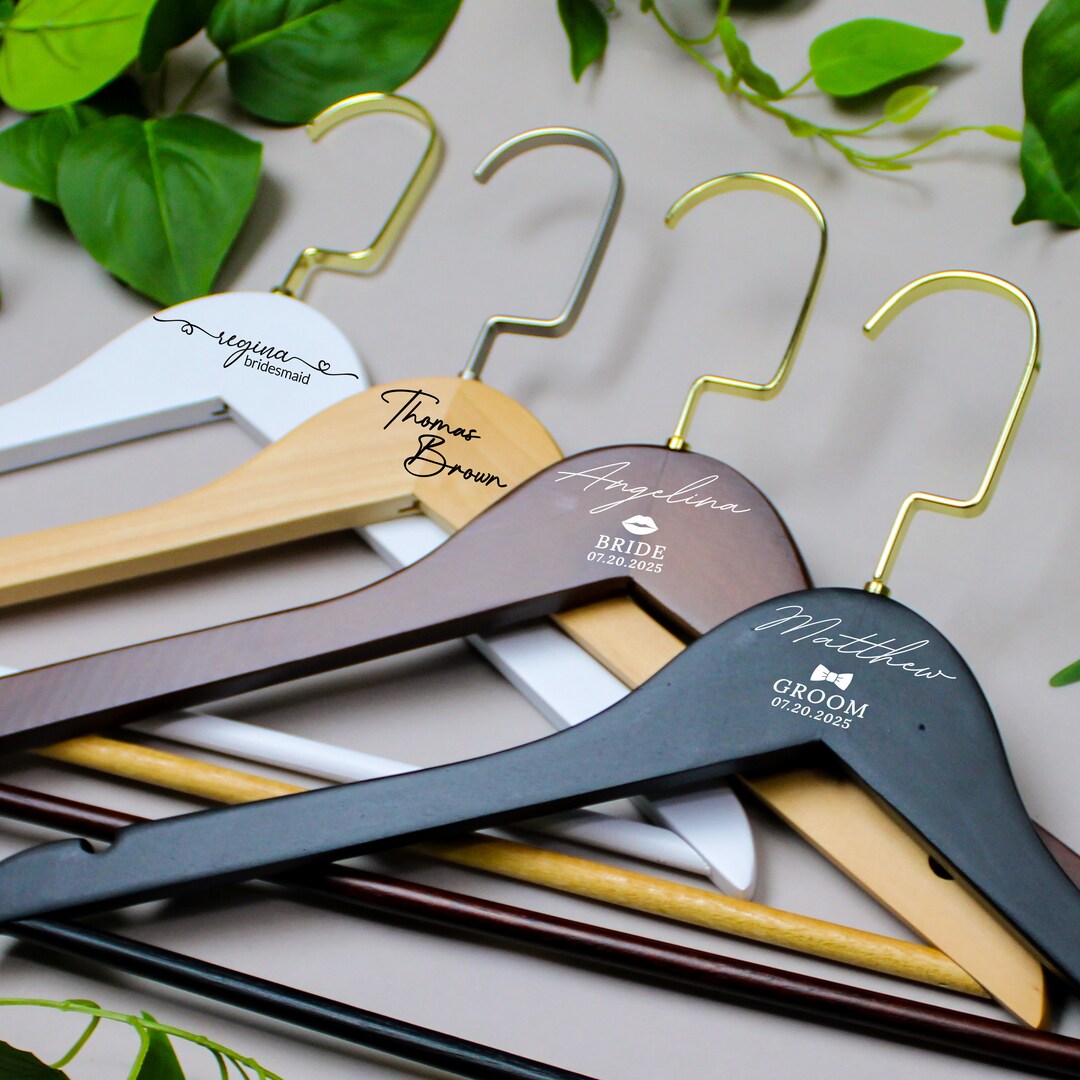 Groomsman Hangers, Personalized Hangers, Groom Hanger, Hangers, Wedding ...