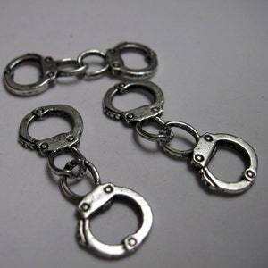 Mini Handcuff Charm Lot of 10 - Etsy