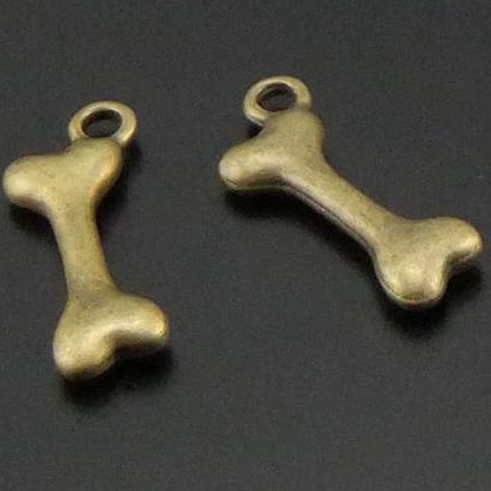 Bronze Bones Charms Lot of 5 - Etsy