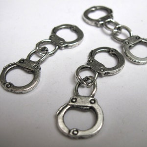 Mini Handcuff Charm Lot of 10 - Etsy