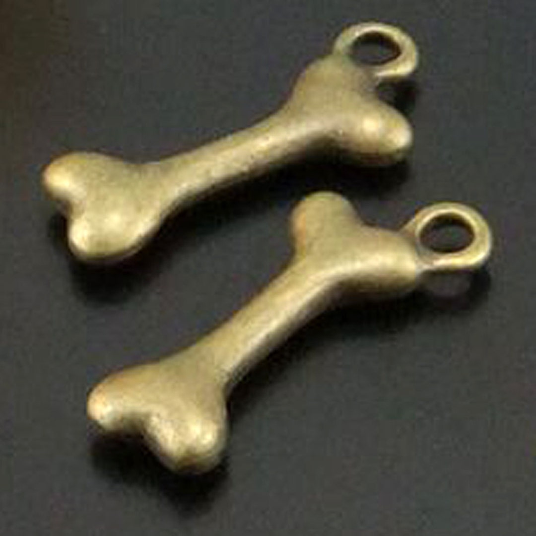 Bronze Bones Charms Lot of 5 - Etsy