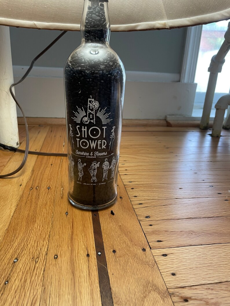Baltimore Spirit Company Shot Tower Bottle Lamp - Etsy
