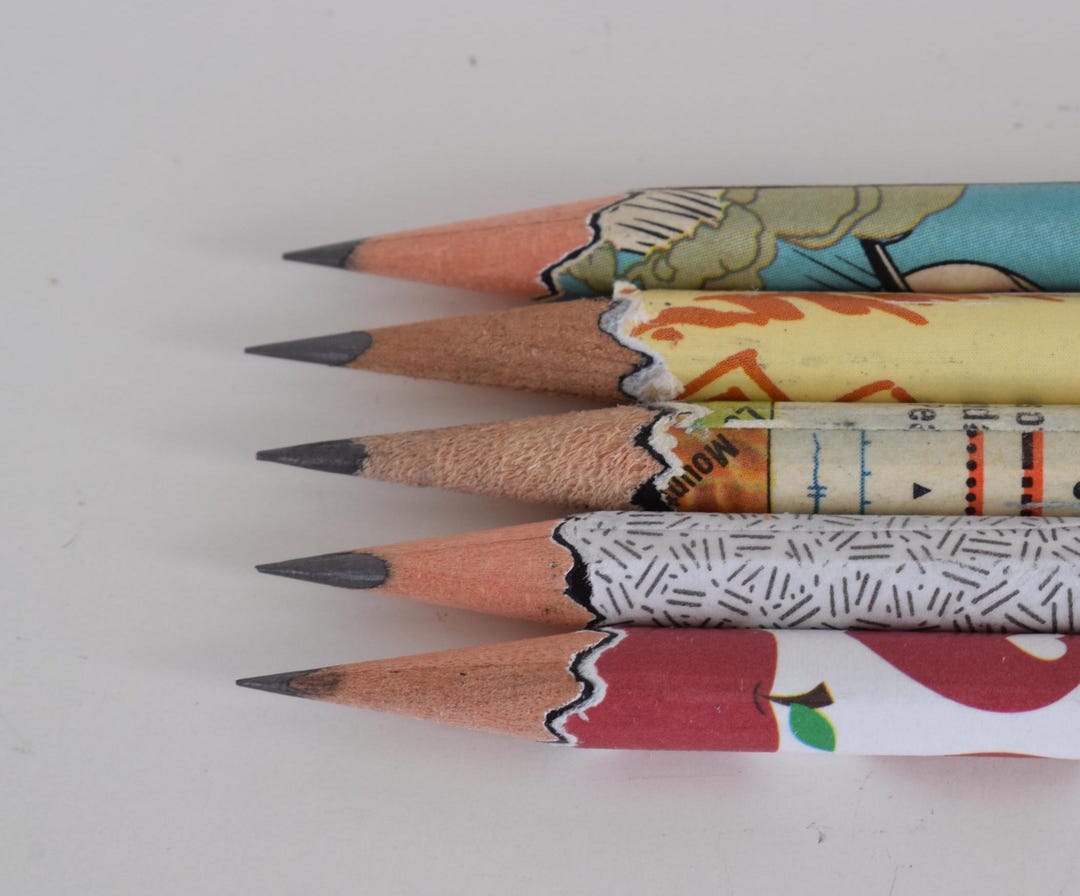 Assorted Hand Wrapped Pencil Gift Set - Etsy